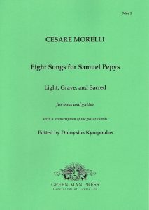 Eight Songs for Samuel Pepys: Light, Grave and Sacred | Jacks, Pipes ...